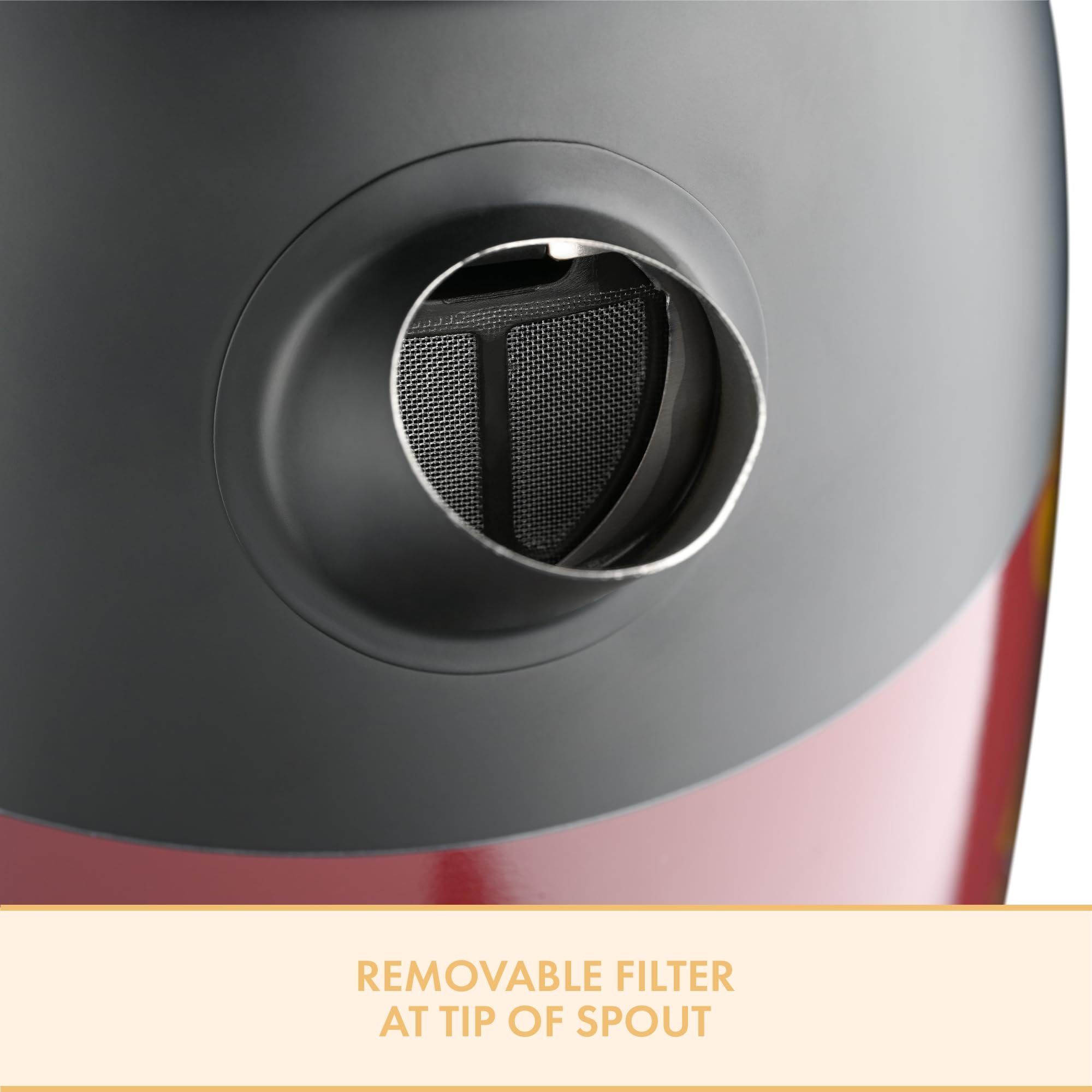 Warner Brothers Harry Potter 1.7L 1500W Electric Kettle by Select Brands - Features Water Window, Auto Shut Off, Boil Dry Protection, 360 Degree Rotating Base, Black and Gold, WBH-677KE