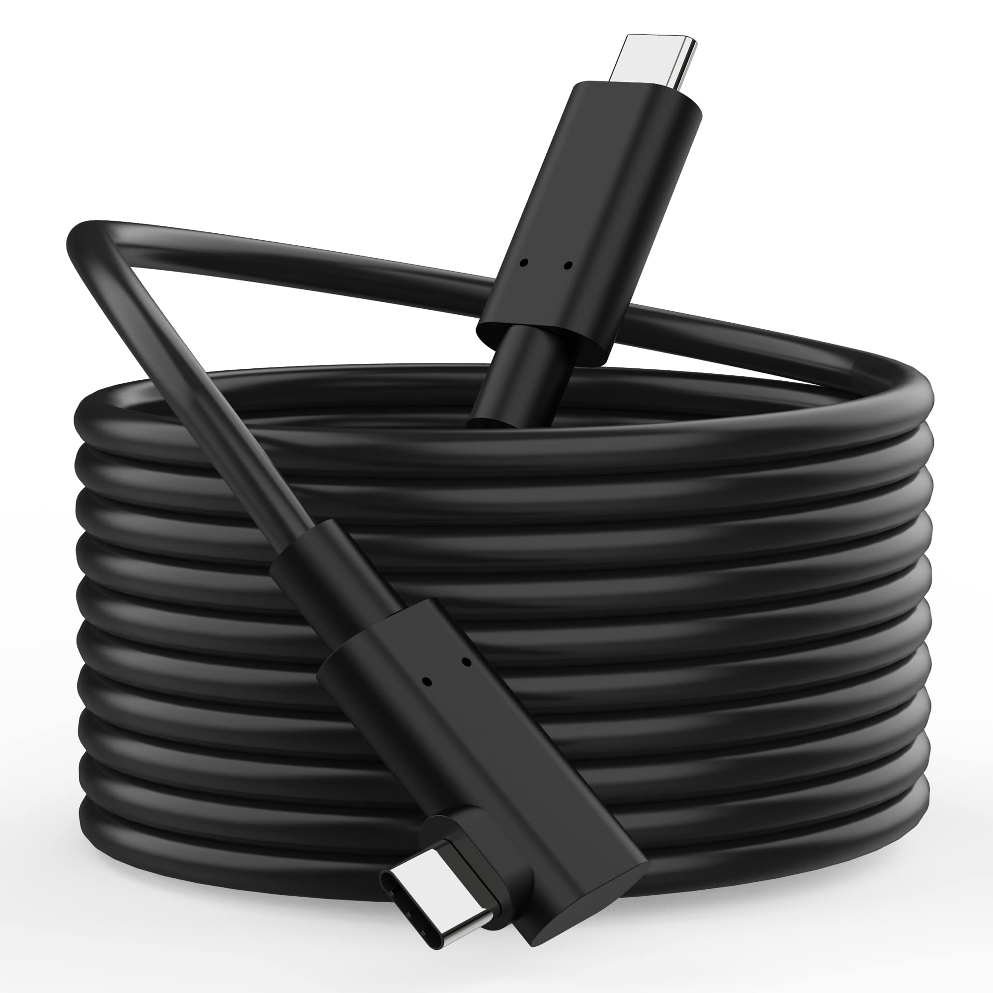 Opcables Quest 2 Link Cable Fiber Optic Cable, USB 3.2 Gen1 USB C to C 5Gbps High Speed Data Transfer Professional Accessories Quest 2 Link Cable for Oculus Quest 2 Valentines Gifts(65.6FT)