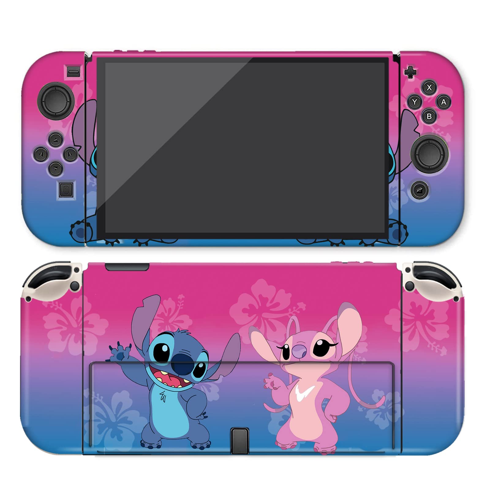 SadSkins Full Wrap Skin for Switch OLED Anime Switch OLED Protector Skin Cover Matte Vinyl Decal Stickers(Only Switch OLED)