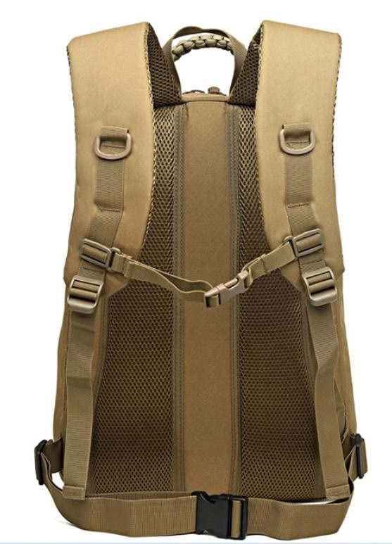 JNEPro Daypack | 25L Laser Cut MOLLE Hiking Backpack | Daypack | Black | Army Green | Tan (Army Green)