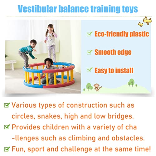 Plastic Climbing Frame Combination, Boys & Girls Climbing Games, Indoor Obstacle Course Activity Center