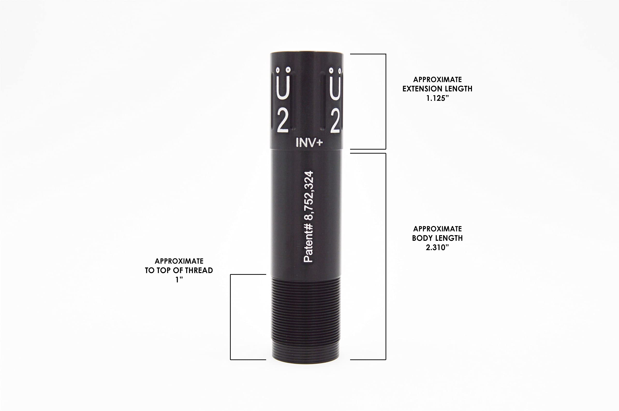 Muller Choke Tubes [INV+ 12 Gauge Featherlite Competition Choke Tube Used for Browning/Winchester INVECTOR Plus (INV+) (U2)