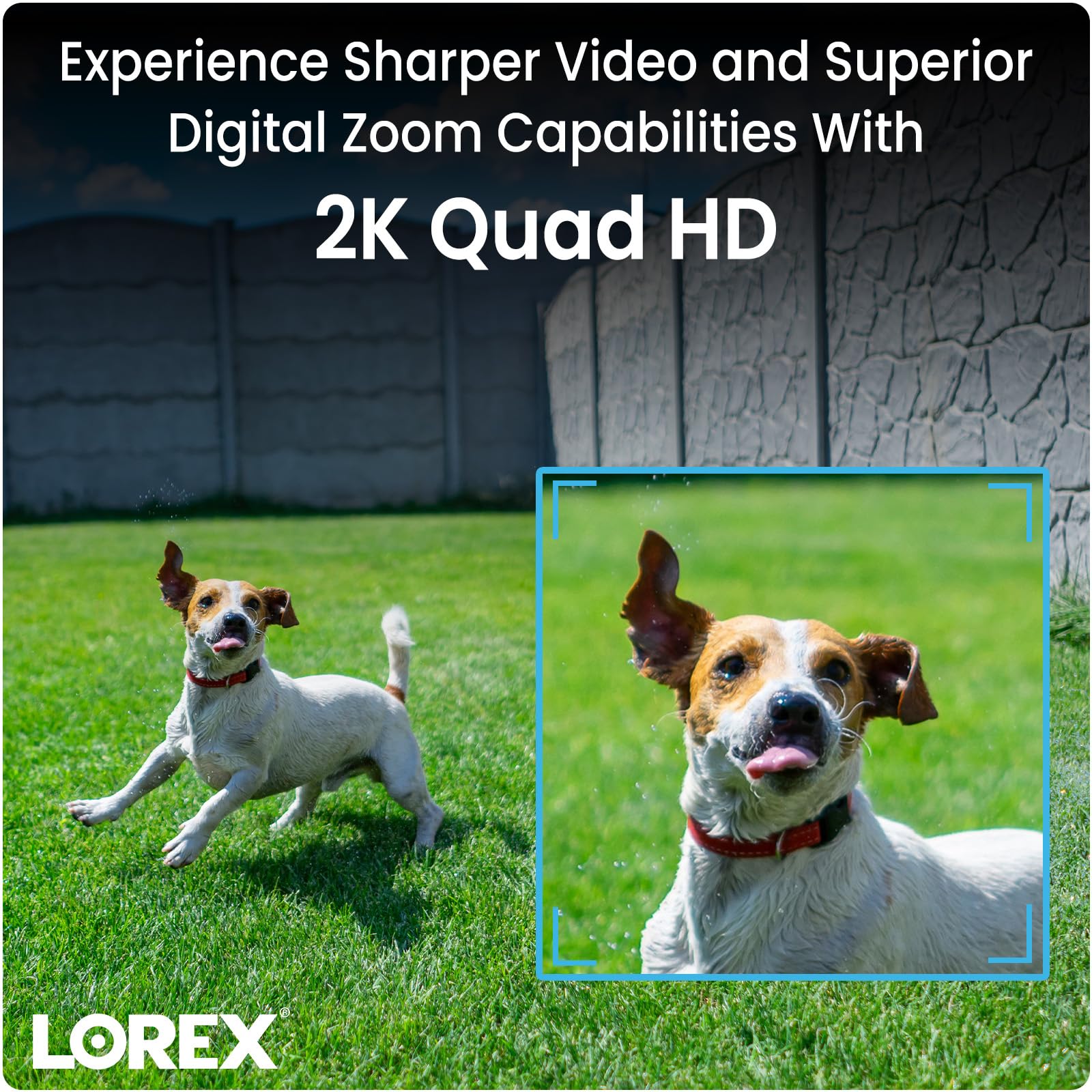 Lorex 2K Indoor WiFi Security Camera for Home, Pet Cam, Baby Cam - Mobile App, IR Night Vision, Person Detection & 2 Way Talk - Free 16GB Micro SD