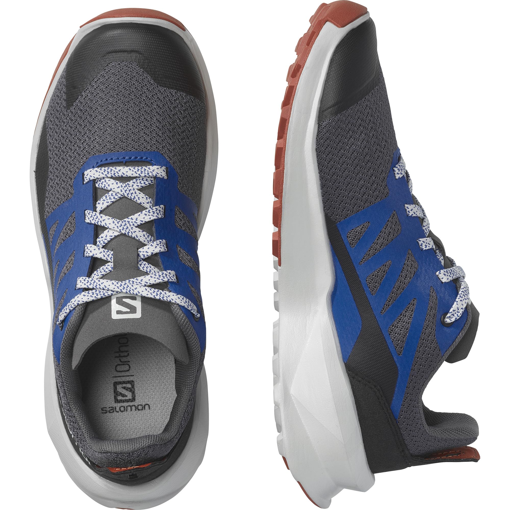 Salomon PATROL Shoes for Kids, Magnet / Lunar Rock / Burnt Henna, 7