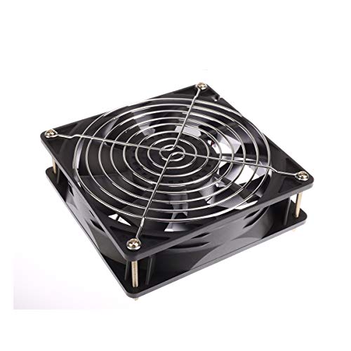 KEYFANCLUB High Airflow 140mm x 38mm DC Powerful Fan 12V 209CFM Cooling for Mining Machine 5.5Inch 14038