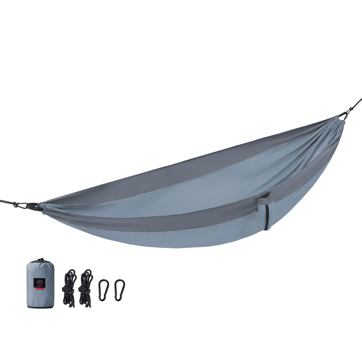 Naturehike Camping Hammock - Ultralight Outdoor Swing Anti Rollover Portable Parachute Garden Beach Travel Hammocks