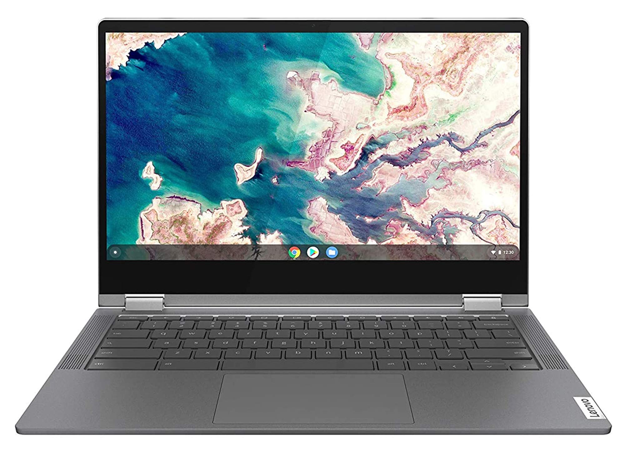 Lenovo Chromebook Flex 5 Laptop, 13 Inch FHD Touch Display, Intel Core i3-10110U Processor, 4GB RAM, 192GB Storage (64GB eMMC + 128GB MicroSD), Webcam, WiFi, Bluetooth,+ MicroSD