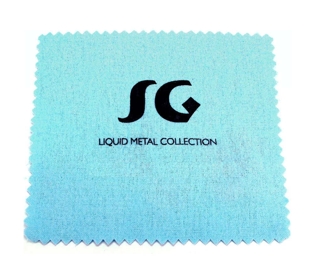 Liquid Metal by Sergio Gutierrez Antique Silver Bracelet B10-AS SG 3 Sizes - SG Pouch Included (7 Inches)