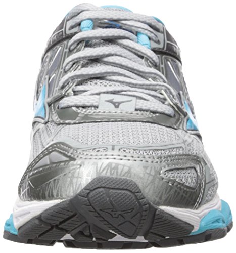 Mizuno womens Wave Creation 19 Running Shoe, High-rise/Blue Atoll/Castlerock, 8 US