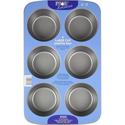 PME Non Stick 6 Cup Large Muffin/Cupcake Pan