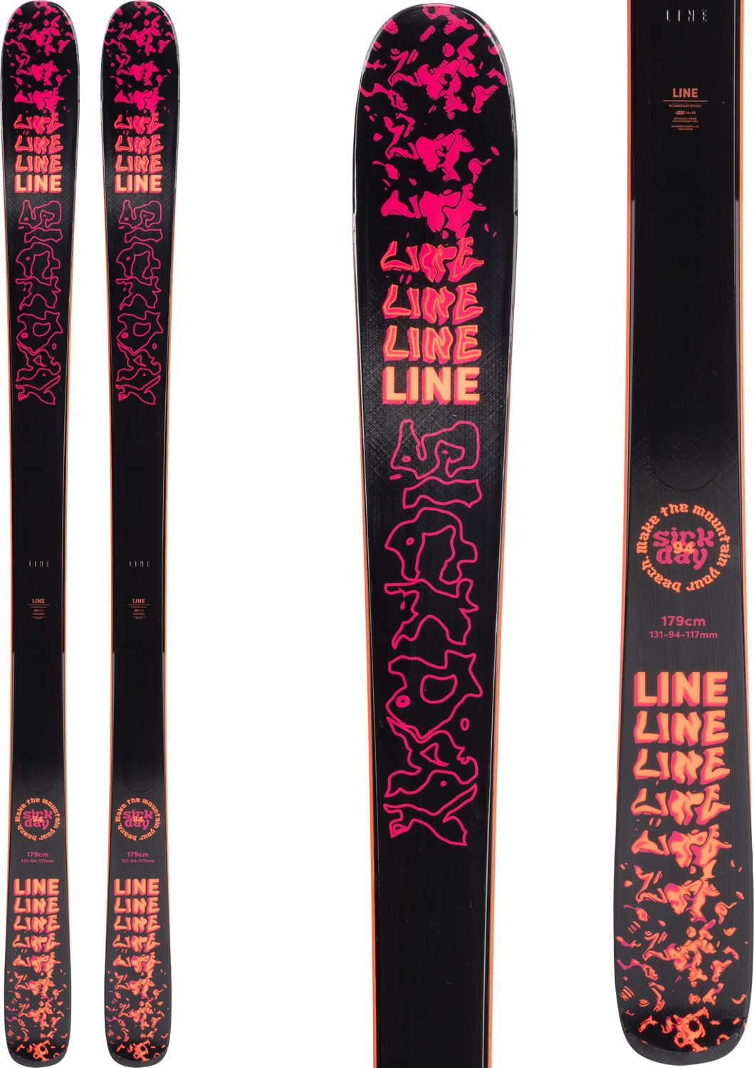 LINE 2022 Sick Day 94 Skis - 179 cm
