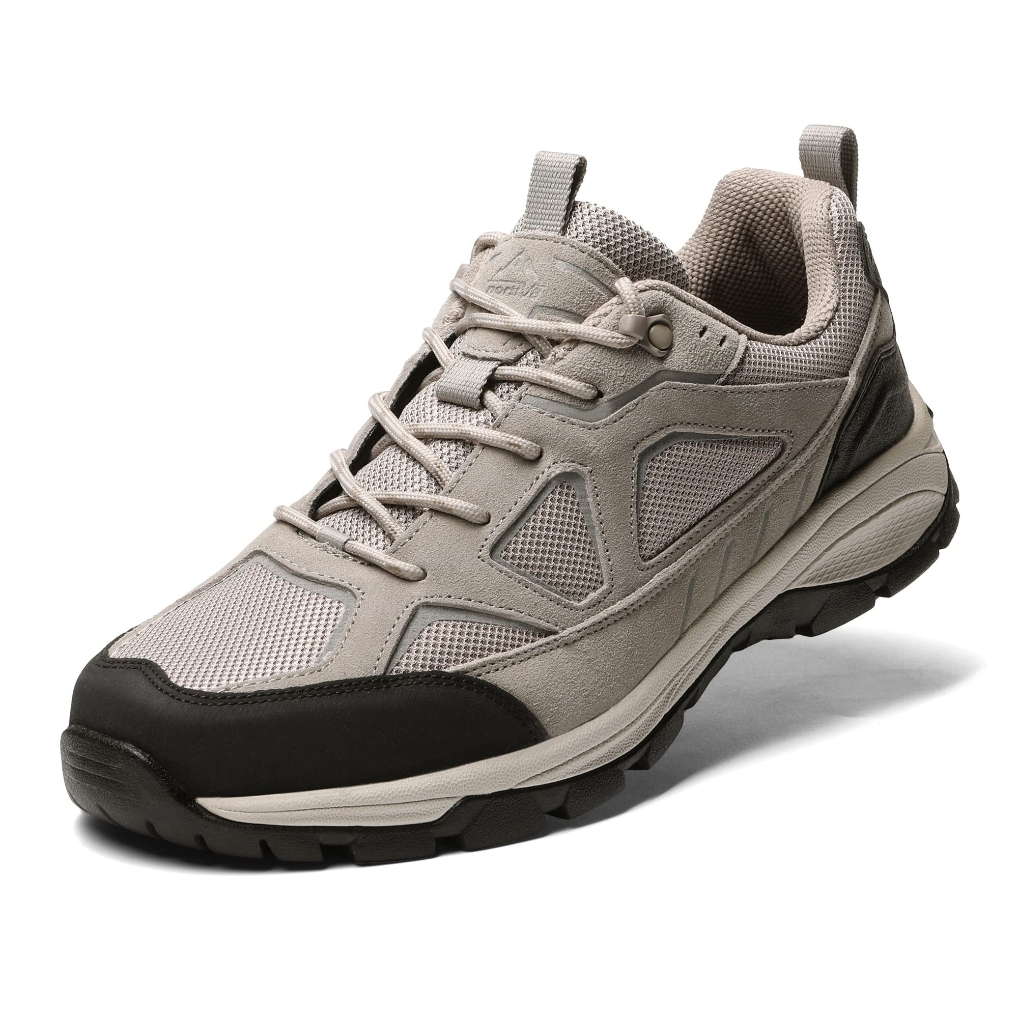 NORTIV 8 Men's Hiking Shoes Lightweight Outdoors Trekking Mid Shoe Beige, 11Size, SNHS226M