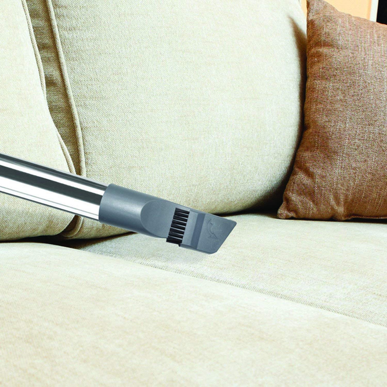 Koblenz Canister Vacuum Cleaner-Corded, Gray/Red