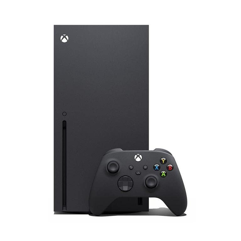 Microsoft Xbox Series X 1TB SSD Gaming Console - Additional Black Controller, 8X Cores Zen 2 CPU, 12 TFLOPS. RDNA 2 GPU, 16GB DDR6 RAM, Up to 120 FPS, 8K HDR, 4K UHD- Blu-Ray
