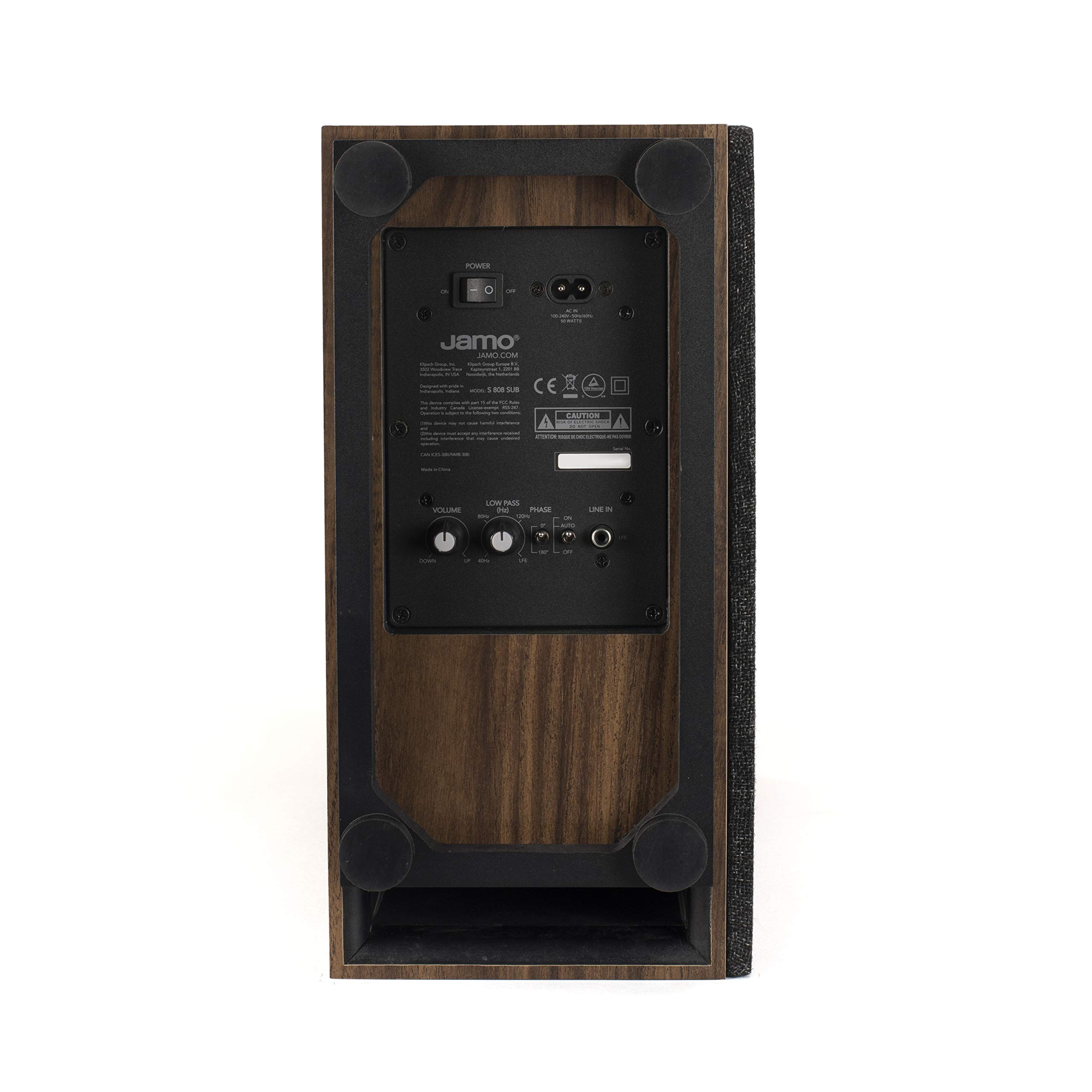 Jamo Klipsch S 808 SUB Walnut NA