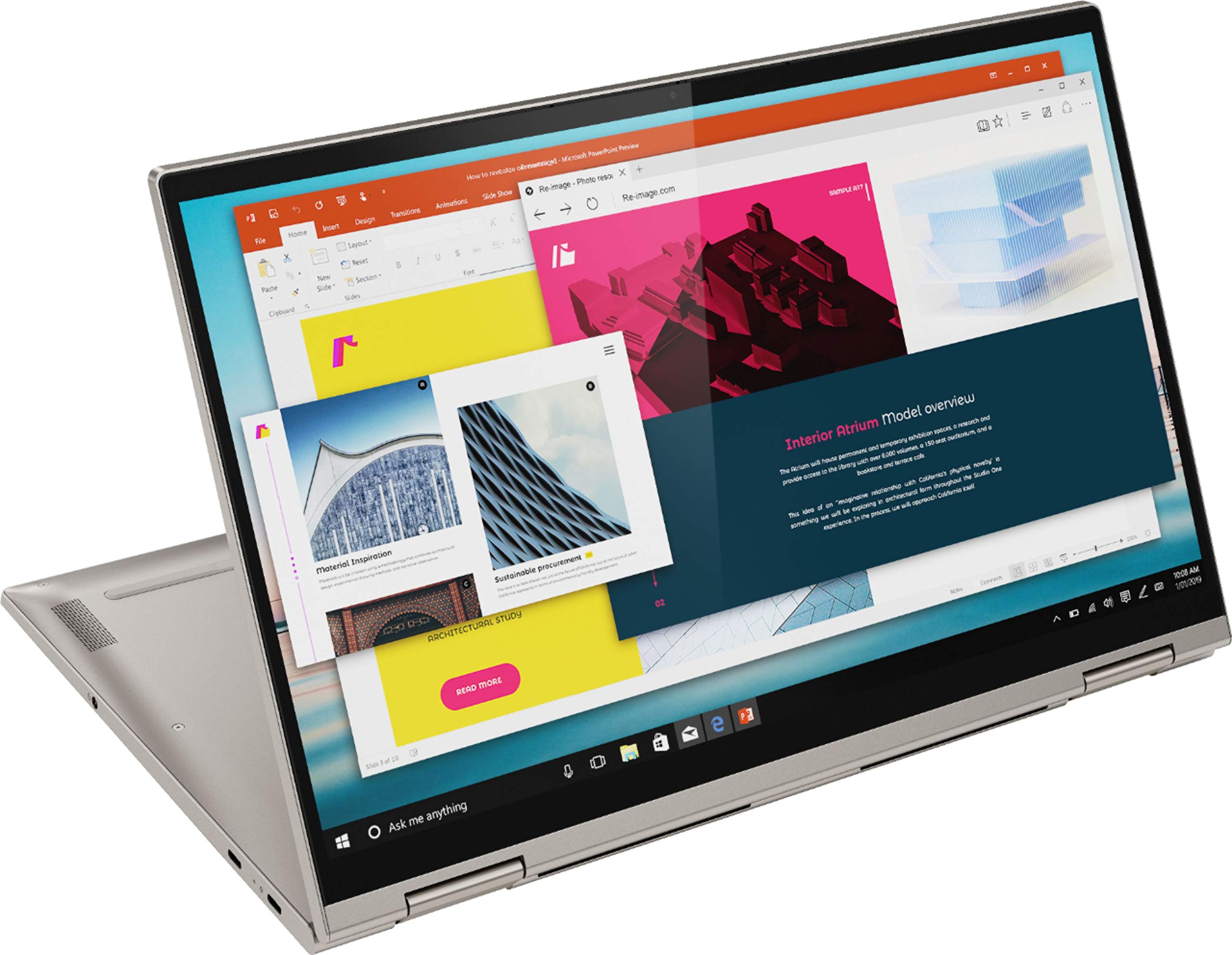 Lenovo Yoga C740-15.6" FHD Touch - 10th gen i7-10510U - 12GB - 512GB SSD - Mica