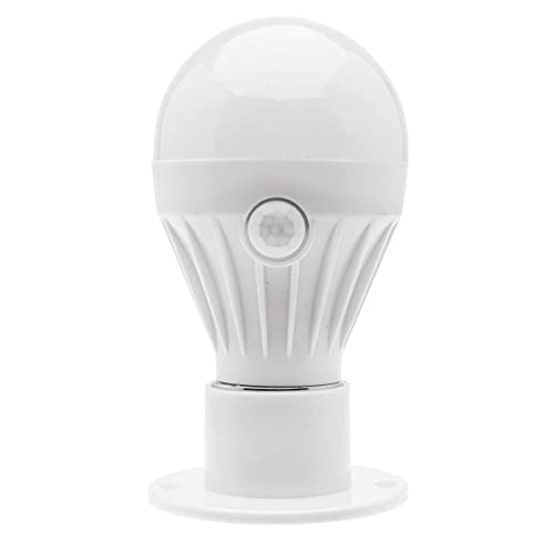 LitezAll Motion Activated Light - Portable COB LED Battery Operated White Light Bulb, Detects Motion up to 10 Feet Away, Grab and Go Magnetic Flashlight - Batteries Included, 1pc