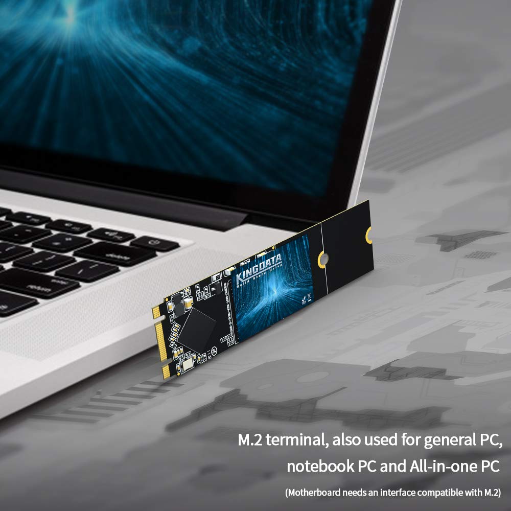 KINGDATA SSD M.2 2280 64GB Ngff Internal Solid State Drive High-Performance Hard Drive for Desktop Laptop SATA III 6Gb/s (64GB, M.2 2280)