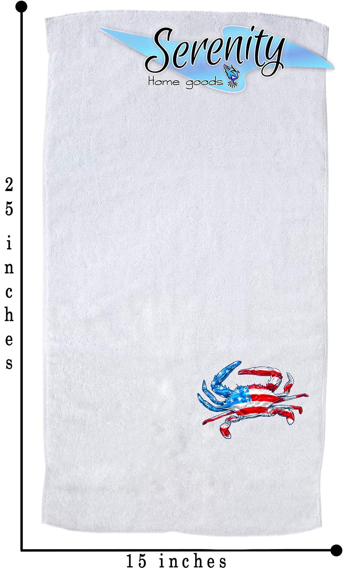 Memorial Day 4th of July Summer Home Decor Decorative Kitchen and Bath Hand Towels | American Flag | Spring Fall Accents | Red White and Blue Towel Home Holiday USA Decorations