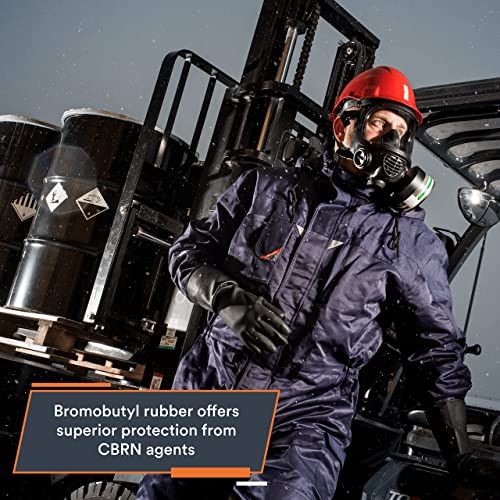MIRA SAFETY M Certified CBRN Full Face Gas Mask Reusable Respirator Professional Grade (CM-6M Mask WITH Drinking System), 2 Piece Set