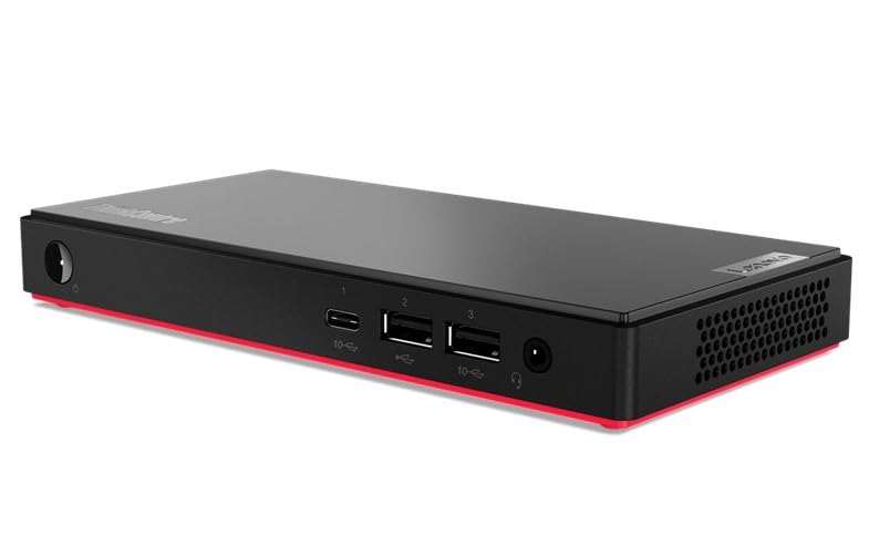 Lenovo M75N Desktop Nano - Compact Gaming PC with Ryzen 3 Pro 3300U 2.1GHz AMD Radeon Vega 6, 8GB RAM, 256GB SSD, Windows 10 Pro - Perfect for Home & Office Use 11BTS0HV00 Enterprise Black