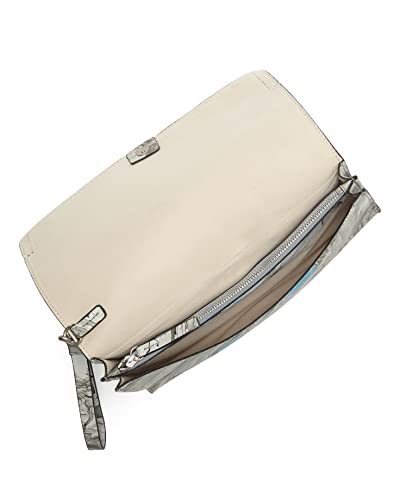 Lucky Zira Clutch, Marble Blue