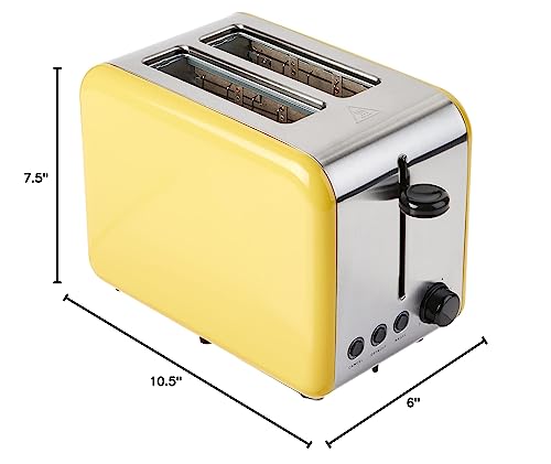 Kate Spade New York 888394 Yellow Toaster, 3.65 LB