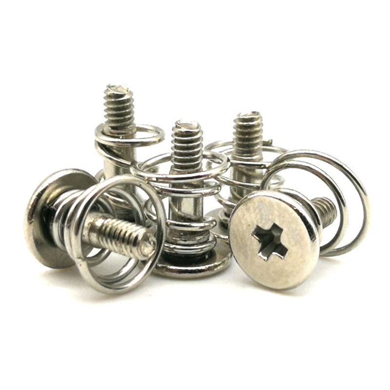 Tool parts for Machine 10pcs/pack Nickel Plated GPU Graphics Card Back Plate Heatsink Screws Spring Screws Parts M2x6-M2.5x11mm - ( Color: A4-M2.5x9 )