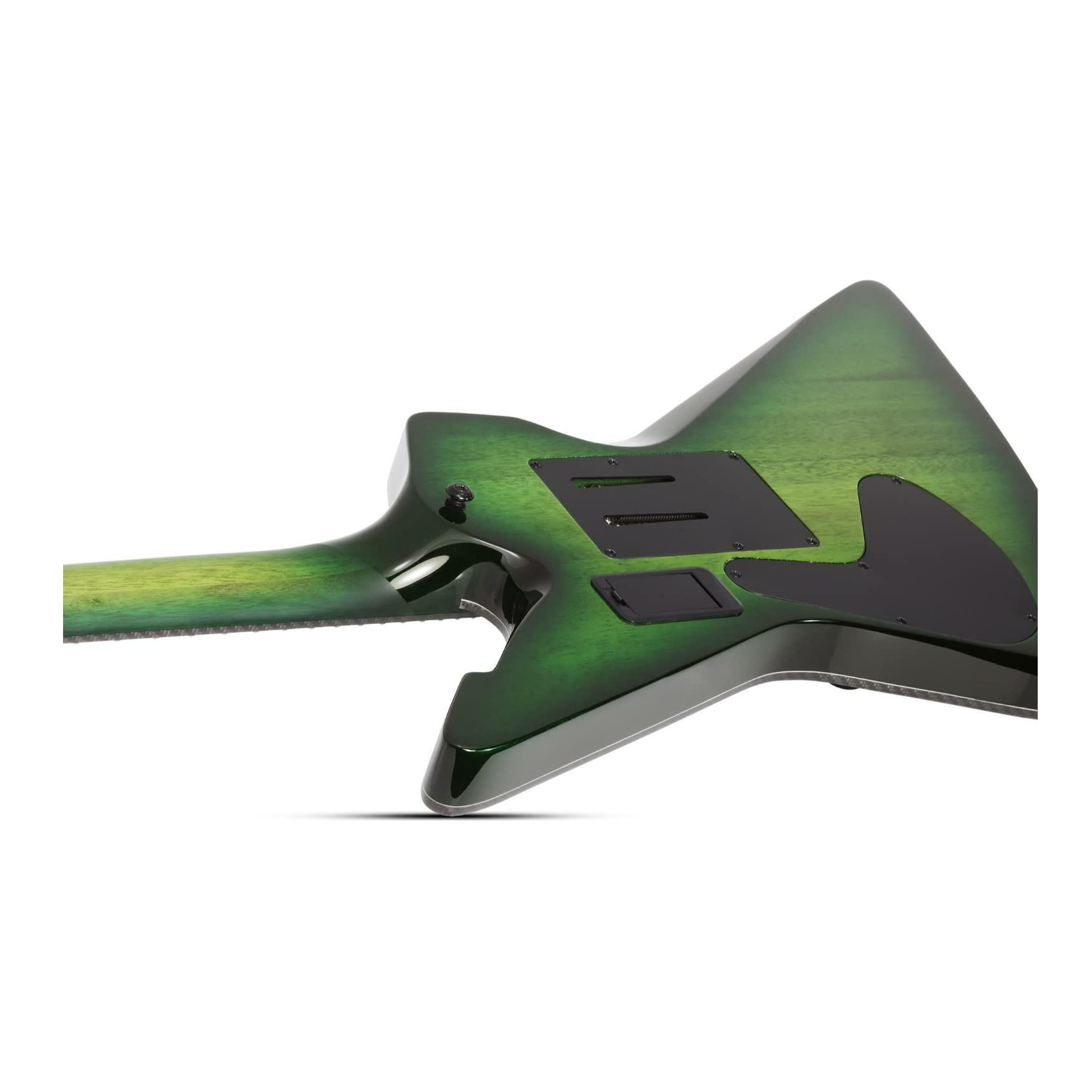 Schecter E-1 FR S Special Edition 6-String Electric Guitar (Right-Handed, Green Burst) Bundle with Clip-On Tuner and 10-Foot Guitar Cable (3 Items)
