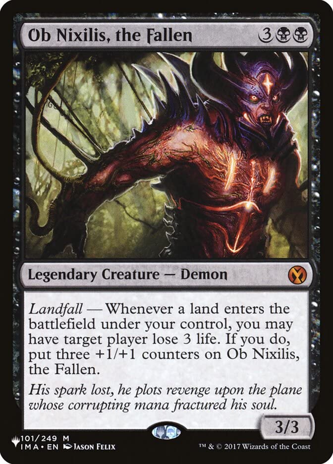 Magic: the Gathering - Ob Nixilis, The Fallen - The List