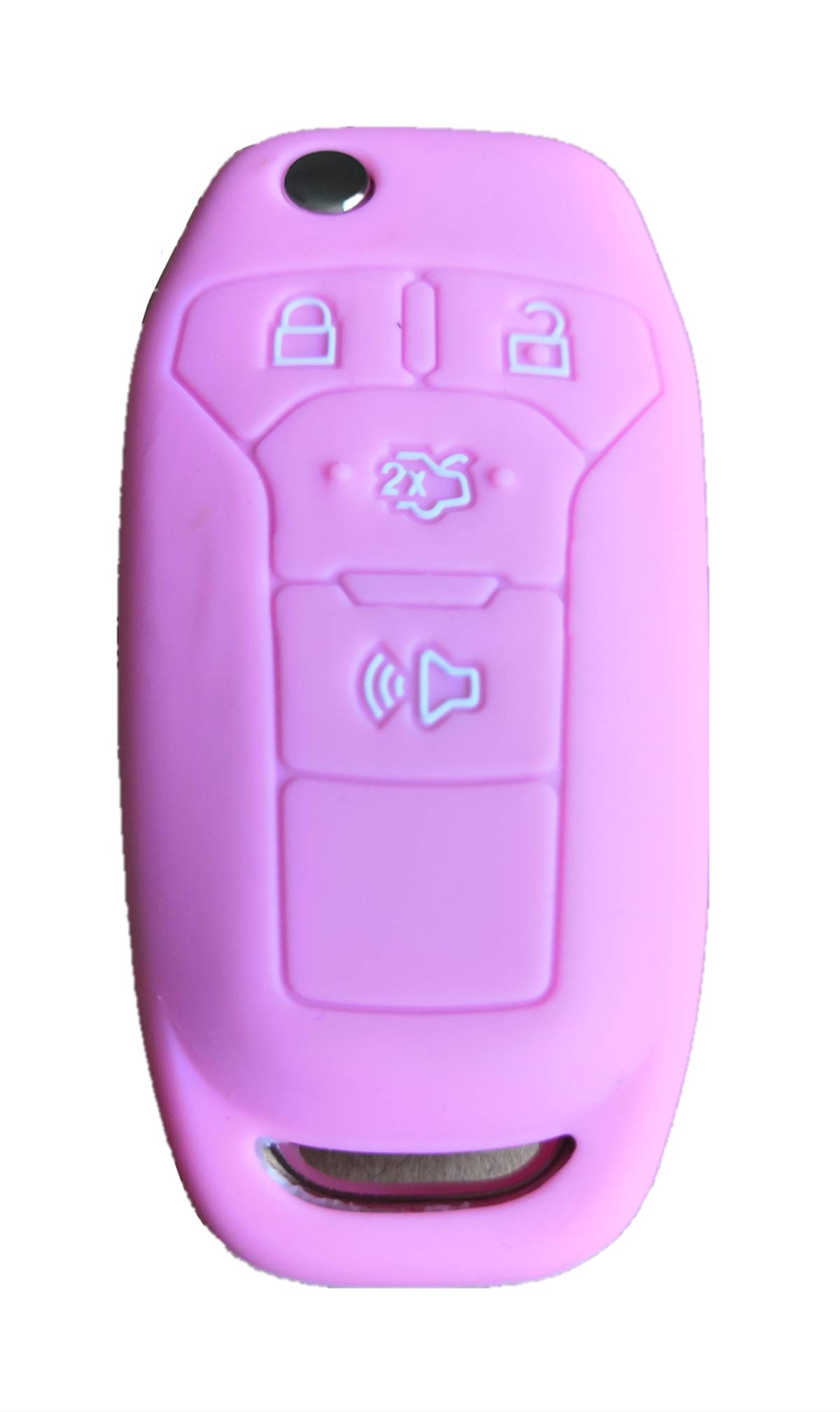 KAWIHEN Silicone Key Fob Cover Compatible with 2013 2014 2015 2016 Ford Fusion N5F-A08TAA 164-R7986 3248-A08TAA