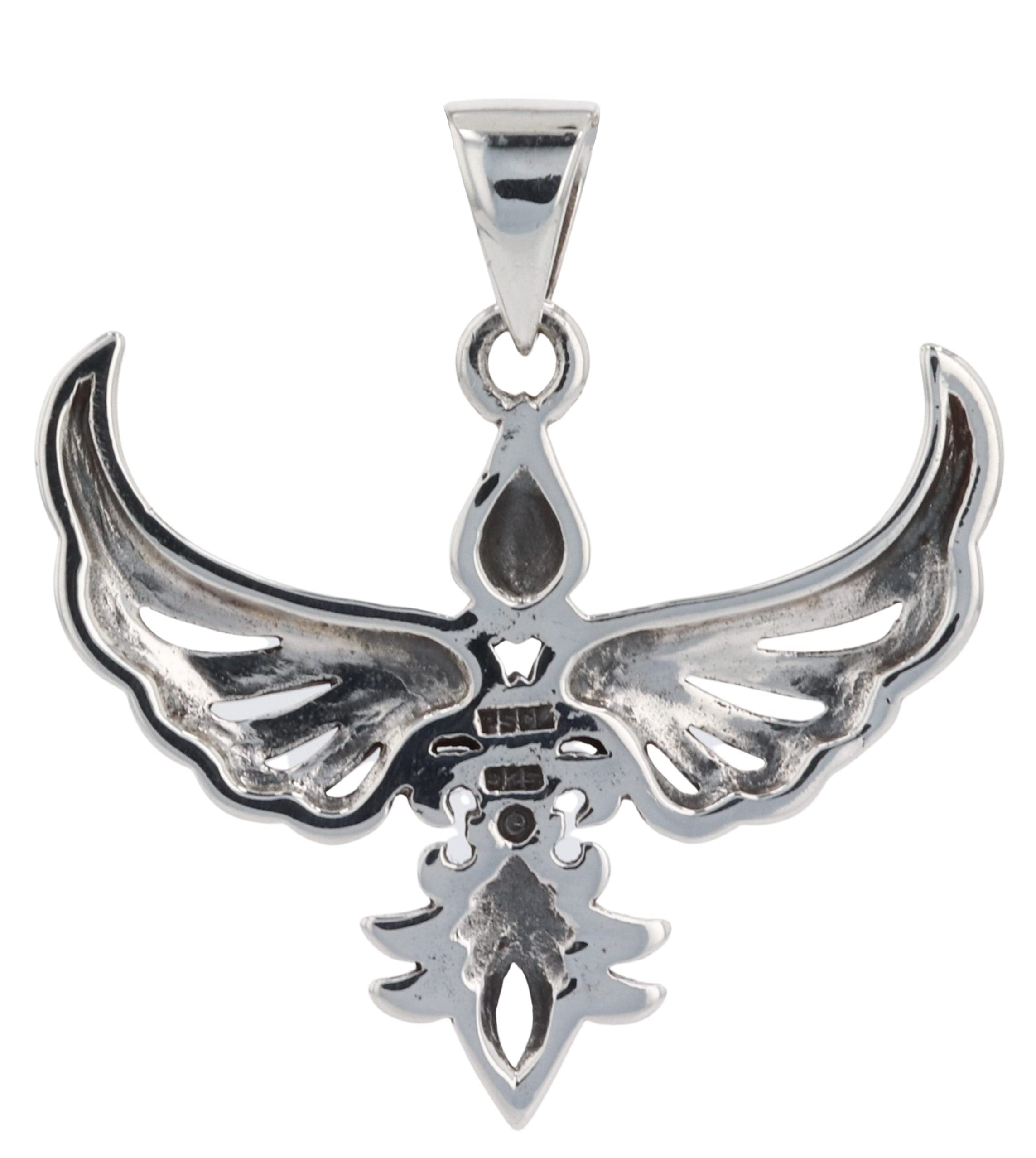 Jewelry Trends Rising Phoenix Modern Style Sterling Silver Pendant
