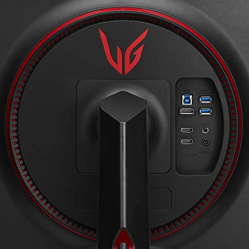 LG UltraGear QHD 34-Inch Curved Gaming Monitor 34GP83A-B, Nano IPS 1ms (GtG) with VESA DisplayHDR 400, NVIDIA G-SYNC, and AMD FreeSync Premium, 144Hz, Black