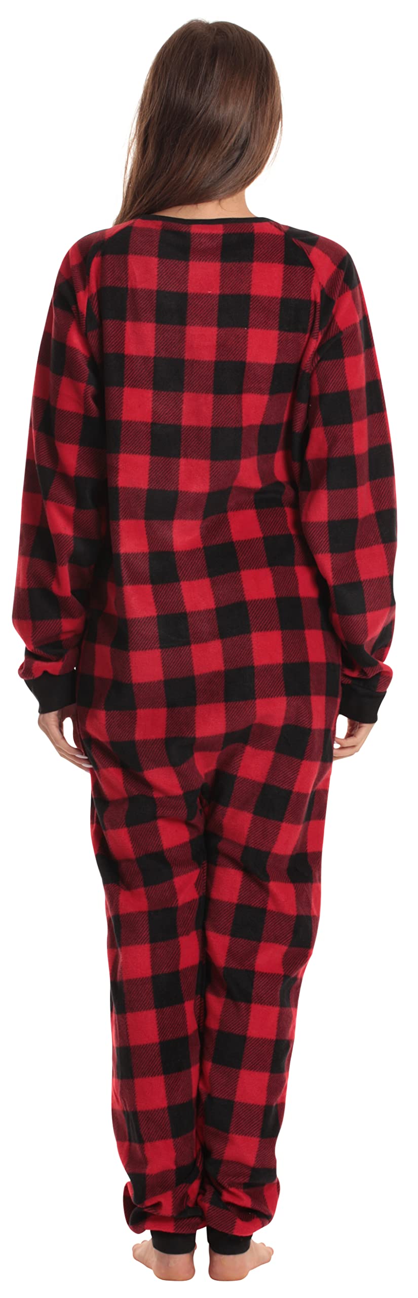 Just Love Printed Flannel Adult Onesie Pajamas 95813-1B-M