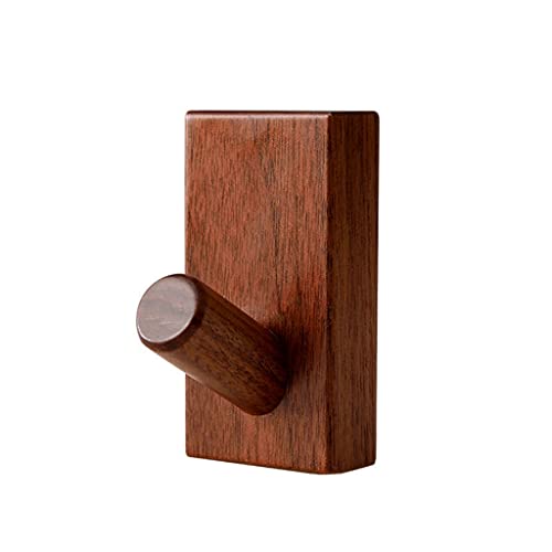 XDCHLK Nordic Style Natural Wooden Hanger Wall Mounted Coat Key Bags Storage Holder Wall Decoration Hook for Hat ( Color : White-Patch Five-Pointed star4 , Size : 4*2*8cm )