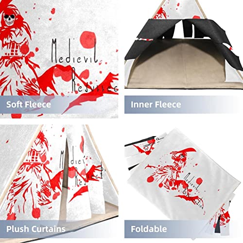 Y-DSIWX Guinea Pig House Bed, Rabbit Large Hideout, Small Animals Nest Hamster Cage Habitats Skull