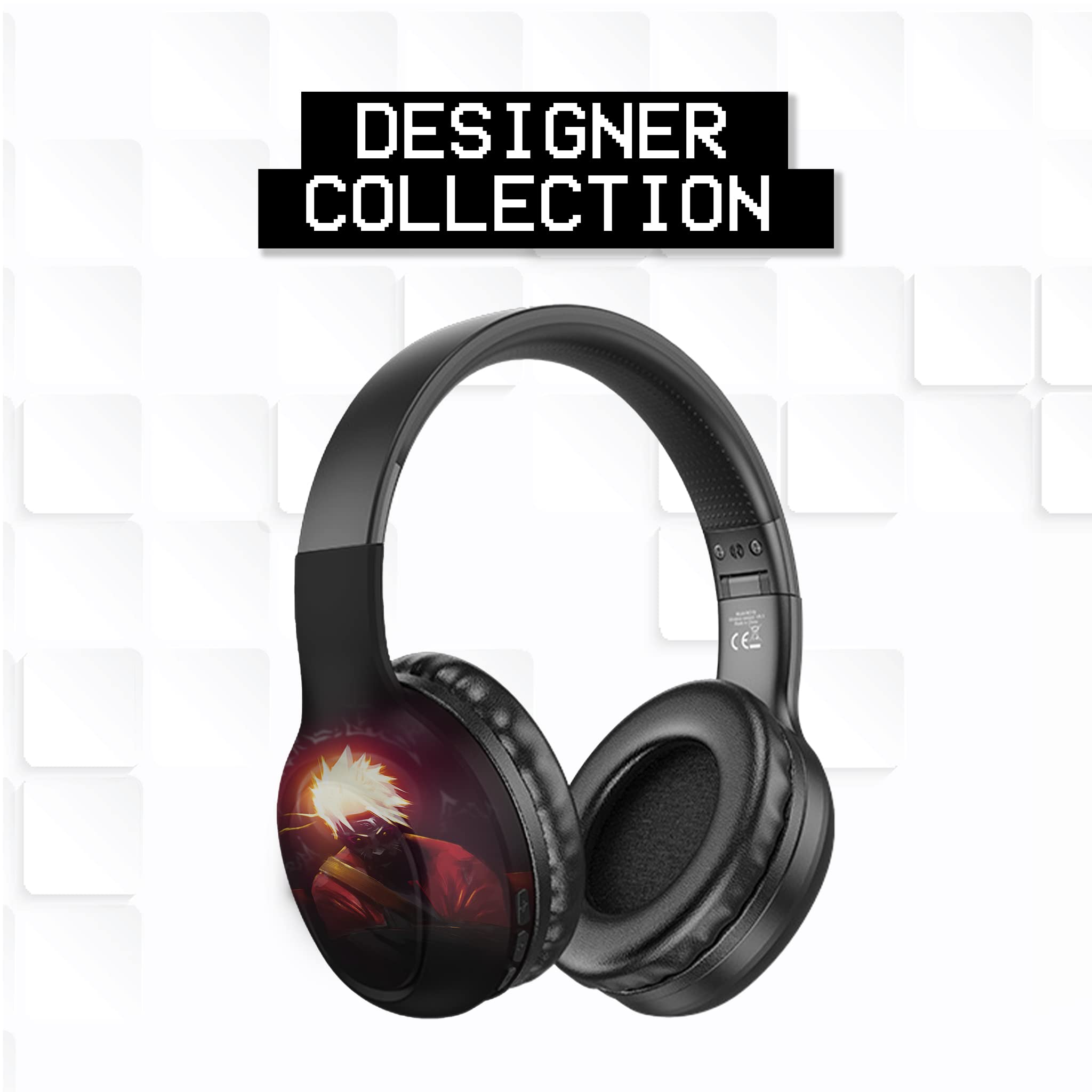 Sasuuke Vs Naruuto Custom Modded Controller with Gaming Headset and Quick Charging Stand Compatible with Console | Customized with Permanent Hydro-Dip Printing(Not Just A Skin)(Controller Included)