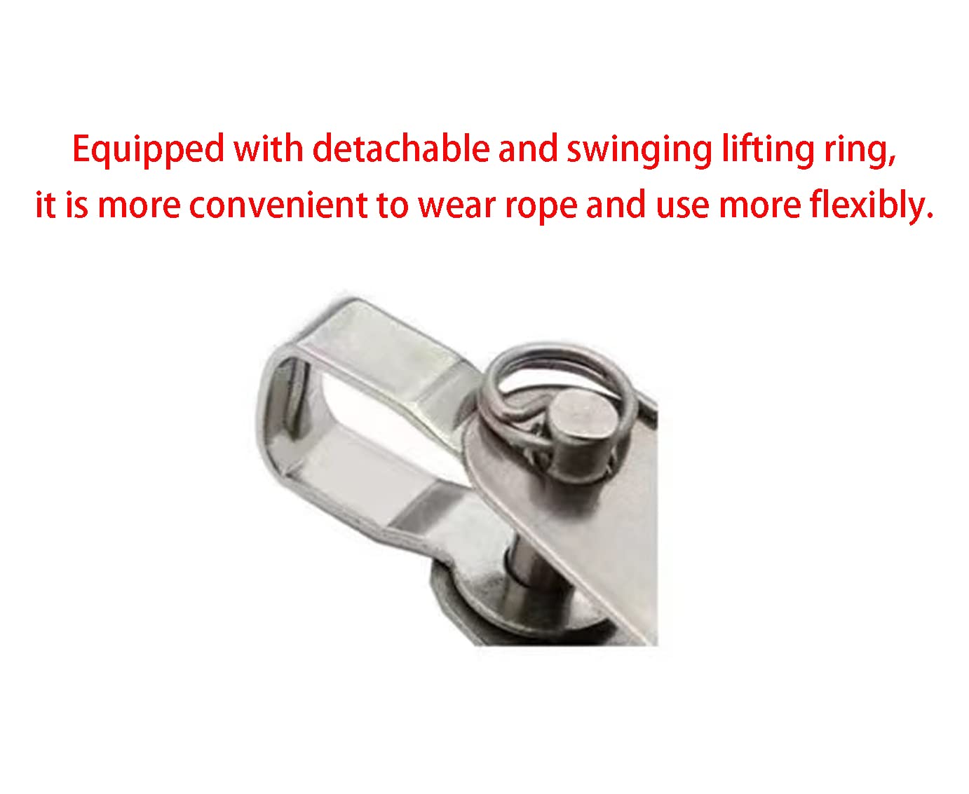 Lsahyong 4PCS Stainless Steel 316 Pulley Blocks Rope Runner Boat Accessories Canoe Anchor Trolley Kit for 2mm to 8mm Rope