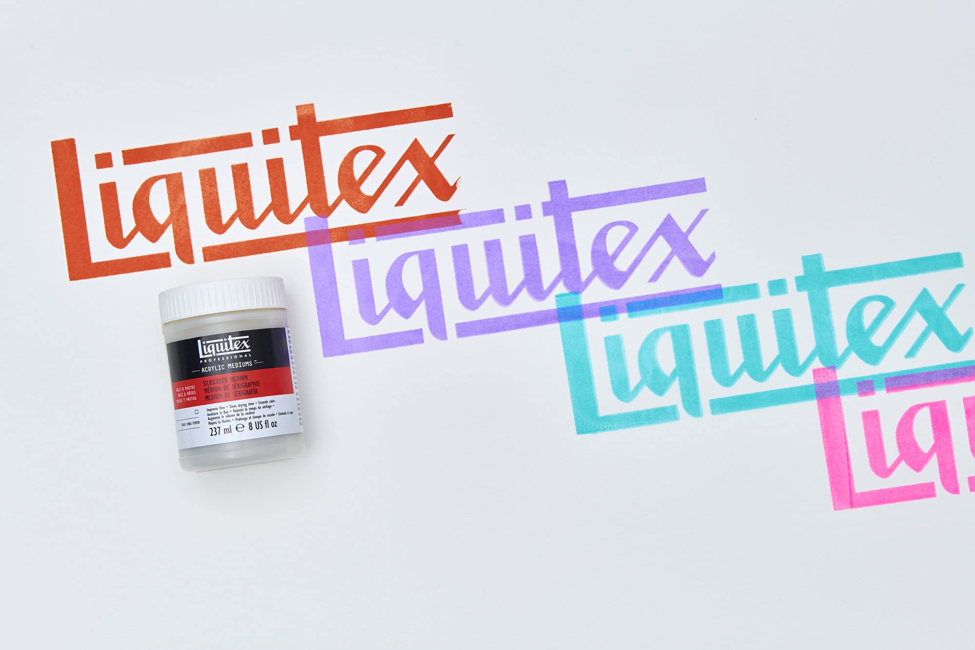 Liquitex Professional Silkscreen Gel Medium, 237ml (8-oz)