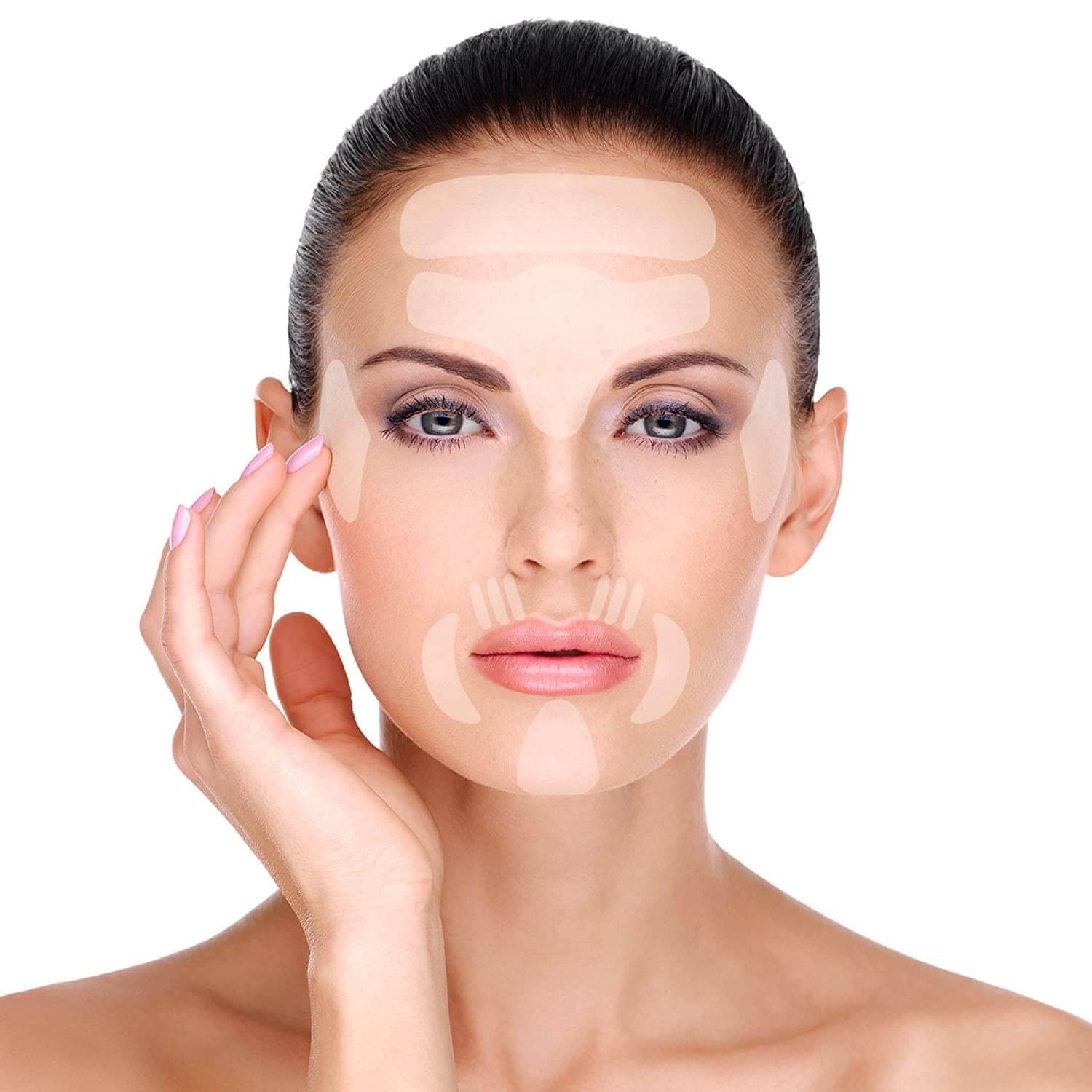 Pespire Silicone Face Patches - Reusable Facial Wrinkle Remover Pads: Deep Wrinkle Plumping Patch Masks for Face, Eyes & Mouth Skincare - Overnight Sleeping Mask for Eye Lines & Smile Wrinkles