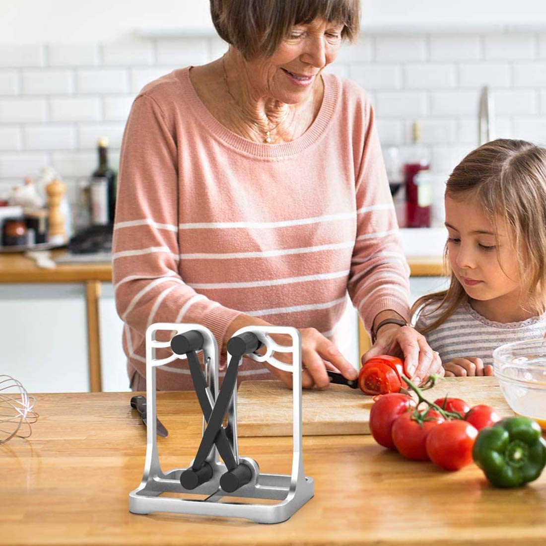 Knife Sharpener Best Professional Premium Manual Knife Sharpener Metal Frame Sharp and Wetting Tool