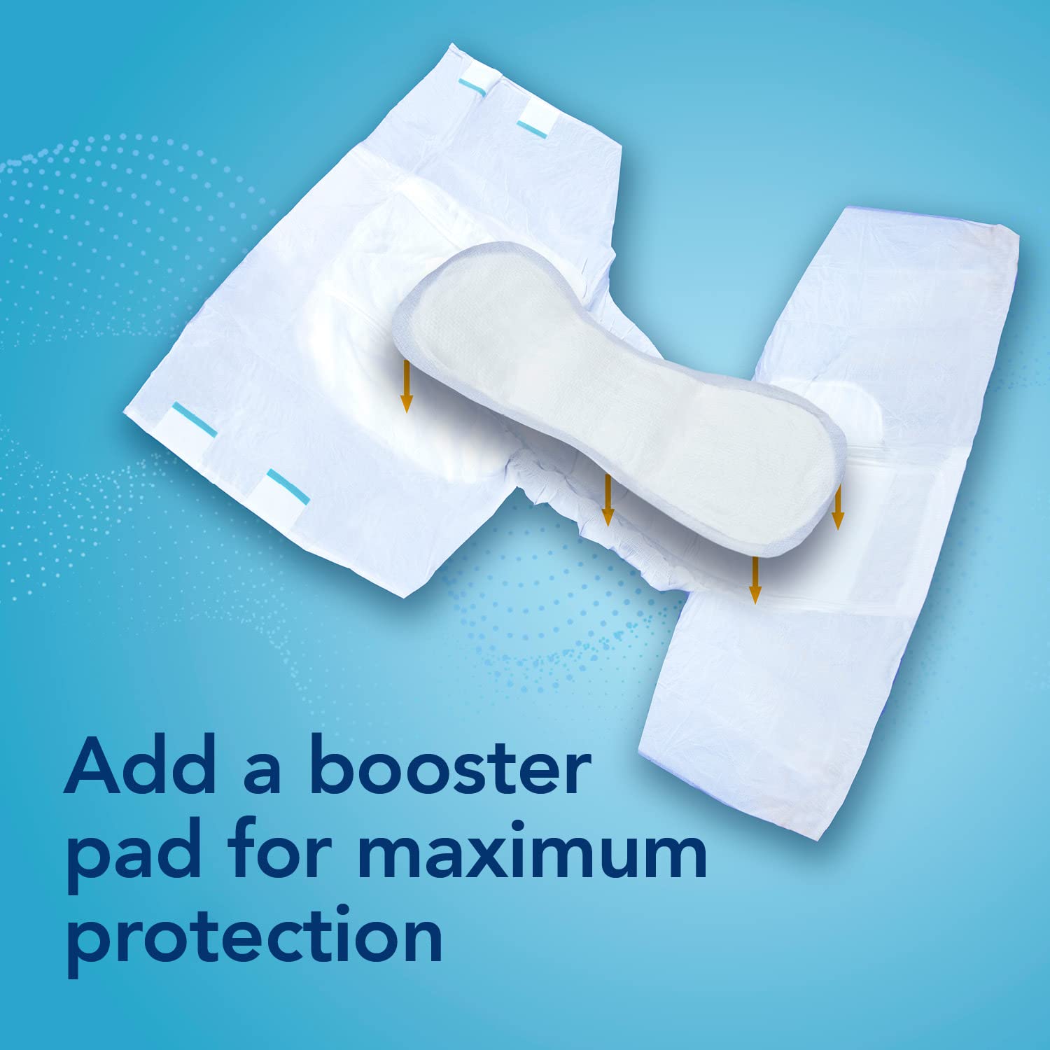 TotalDry Ultimate X-Plus - Fitted Incontinence Briefs Adult Diapers β Plastic Backed Ultra Absorbent Overnight Bladder Control for Women & Men - FSA HSA Approved - Medium