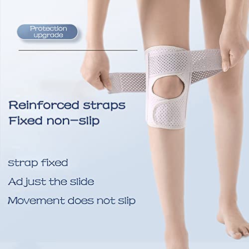 MEJORMEN Knee Brace Support with Side Stabilizers, Adjustable Breathable Knee Stabilizing Brace for Meniscus Tear, Arthritis, Tendonitis, Injury Recovery - Pack of 1