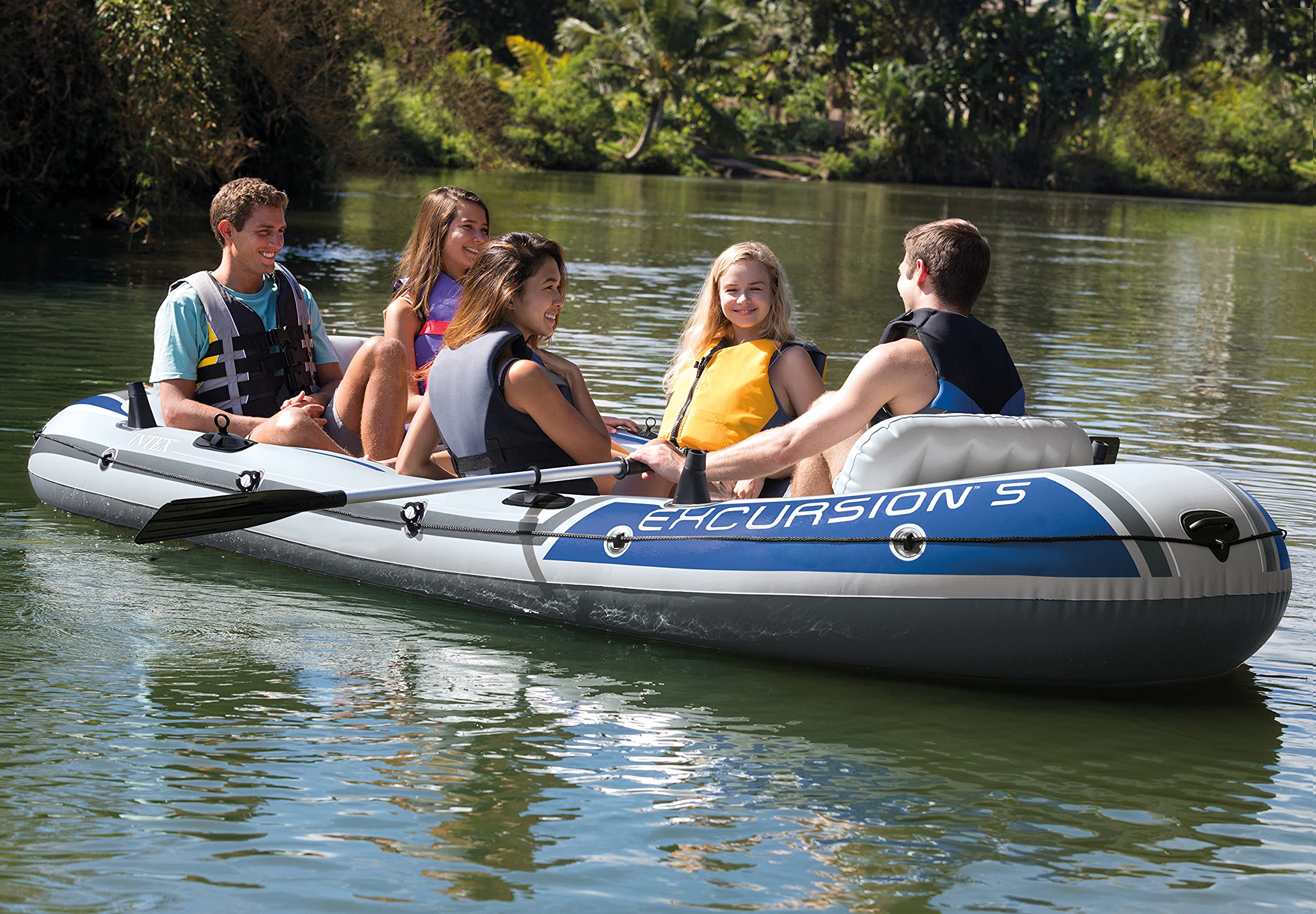 Intex Excursion 5 Person Boat Set