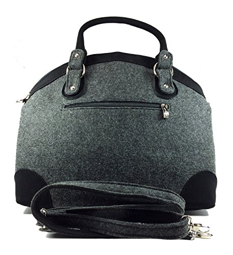 Irish Tote Handbag for Women Celtic Knot Wool & Leather Purse Made in Ireland