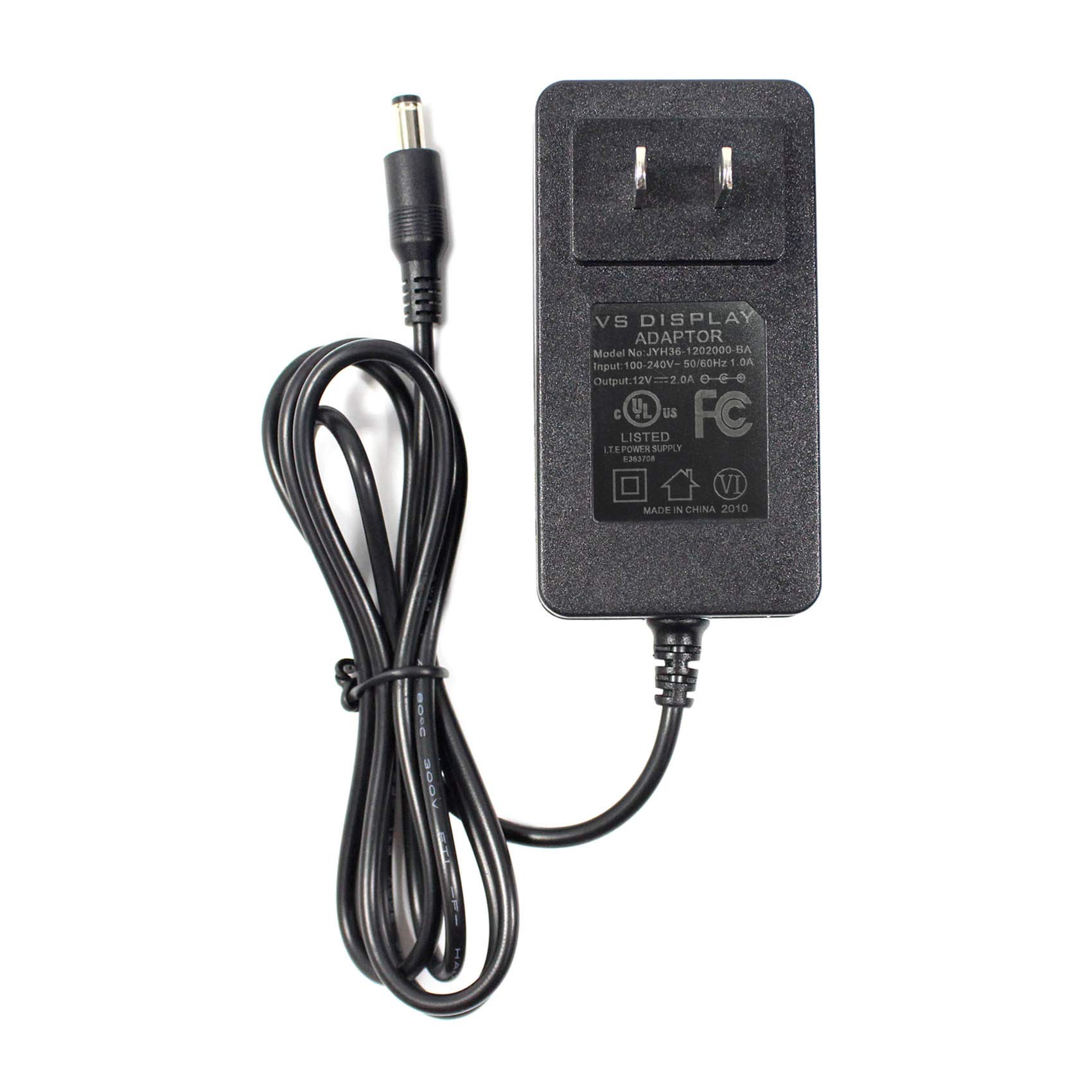 VSDISPLAY 7'' 1280x800 IPS Display Screen N070ICG-LD1 with HD-MI VGA 2AV LCD Driver and 12Vdc 2A Power Adapter Supply US Plug with 5.5x2.1mm/3.5x1.35 mm Port