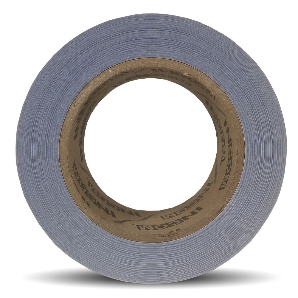 INCOM Manufacturing: Directional Flow Arrow Pipe Identification Vinyl Marking Adhesive Tape, 2 inch x 108 ft., Blue/White