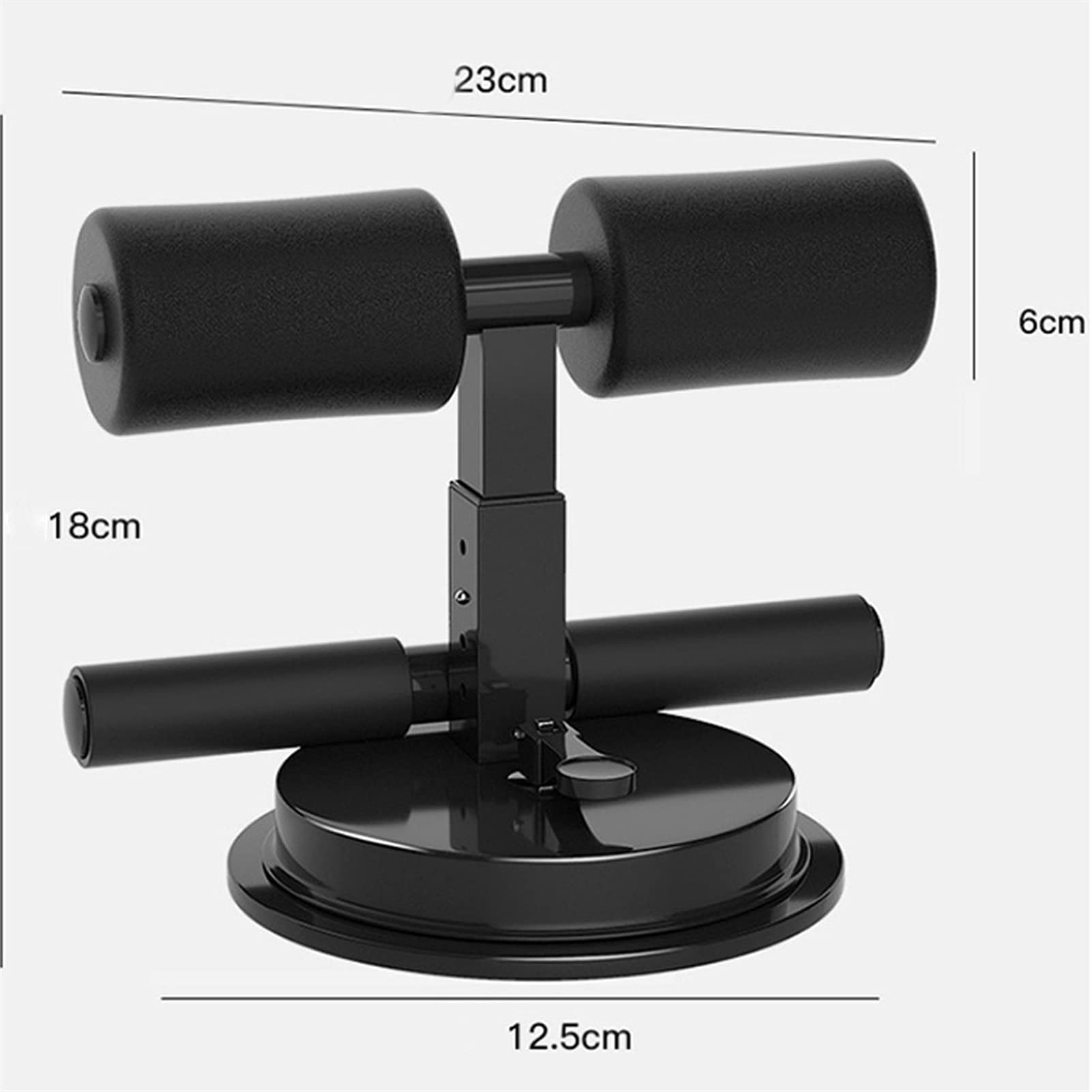 LUYIYI Suction Cup Abdominal Sit- up Aid Home Fitness Equipment Abdominal Training Thickened Foam Classic Black