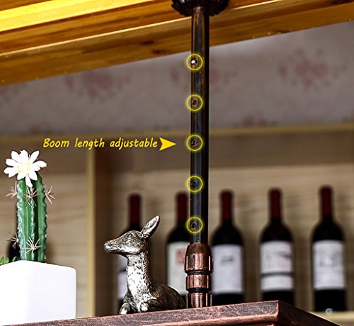 Stylish Simplicity European Solid Wood Wine Rack Wine Rack Wine Glass Rack, PIBM, b, 100 * 28 * 20cm