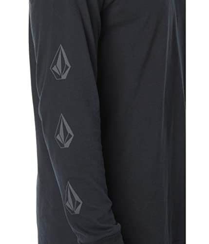 Volcom Men's Stone Tech Long Sleeve Quick Drying Tee, Black, XX-Large